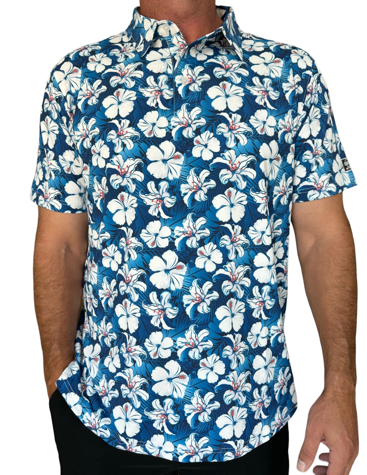 The Hibiscus- Men's – Golf Addict Apparel